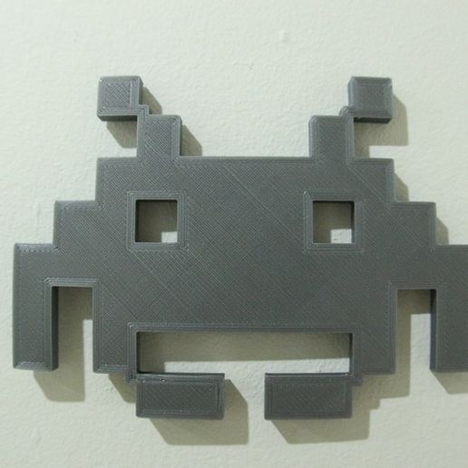 🖼️ space_invader・Free STL File for ・Cults