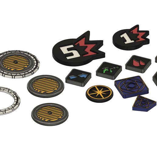 ⭐ Star Wars Shatterpoint Tokens/Markers 3D Print・ STL File for 3D ...