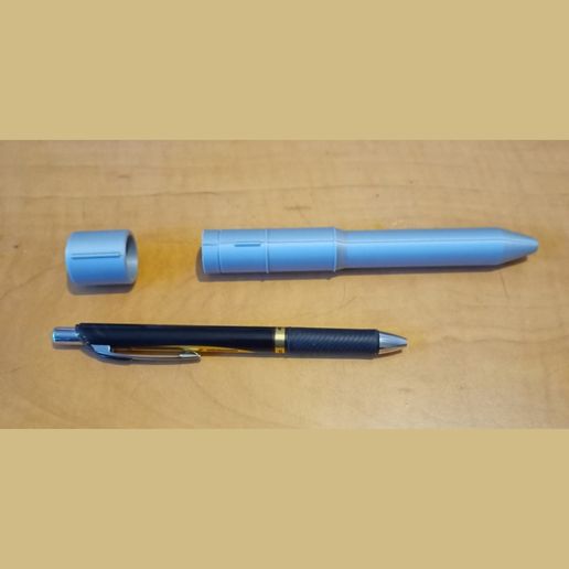 🖊️ Pocket Pen Case Version 2・ 3MF File for 3D printing・Cults