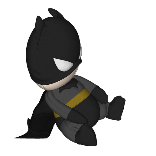 STL file BATMAN TEDDY KIDS KID PLAY GAME DOWNLOAD BATMAN 3D MODEL ...