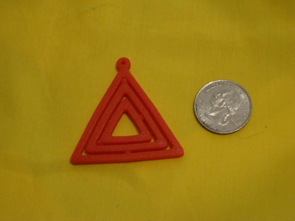 Download free STL file Spinning Triangle small • Design to 3D print ・ Cults