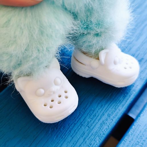 🐱 Labubu Cat Crocs・ STL File for 3D printing・Cults