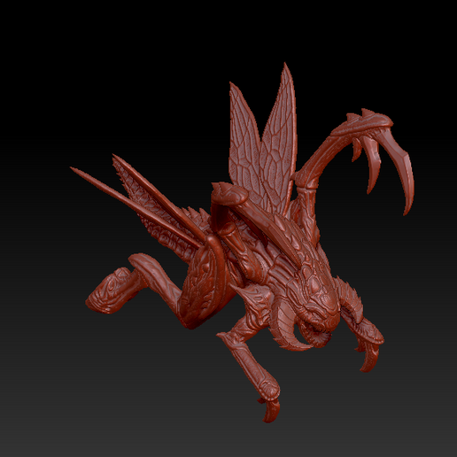 🏃 starcraft zerg zerging running・ STL File for 3D printing・Cults