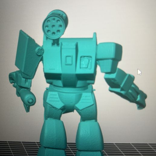 🎲 Mech Proxy Figure・Free STL File for 3D printing・Cults