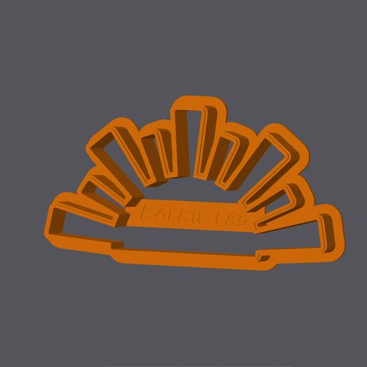 ☀️ Rising Sun - Cookie Cutter・ STL File for 3D printing・Cults