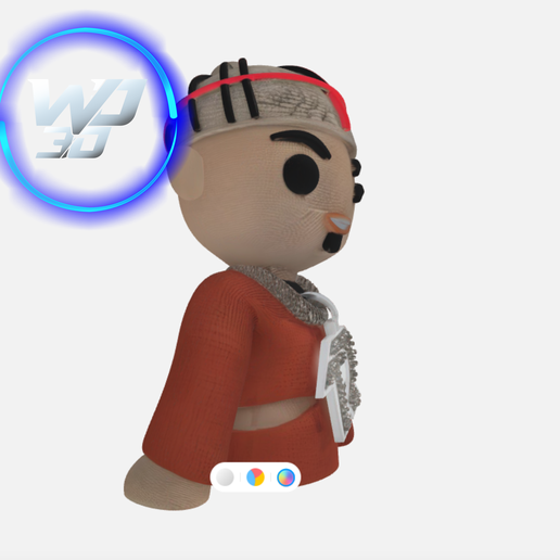 📁 Cartoon Style 3D Chuyin - Customizable Collectible Doll - STL File ...