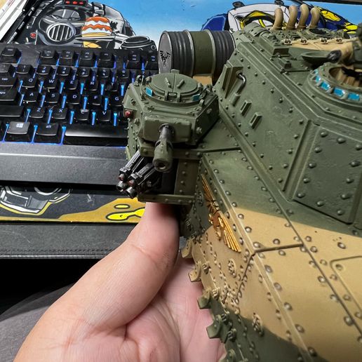 ⚔ Baneblade Chassis Shiola Sponson Turrets・ STL File for ・Cults