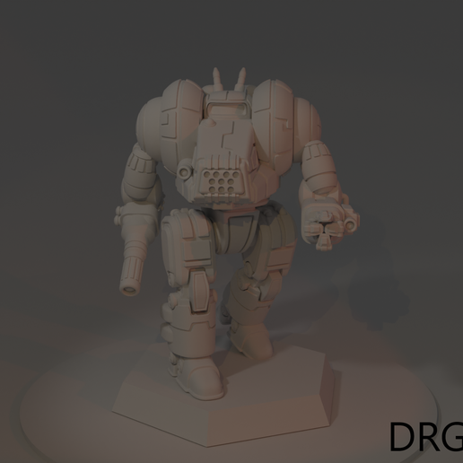 🐉 Battletech - Dragon - DRG-1N・Free STL File for ・Cults