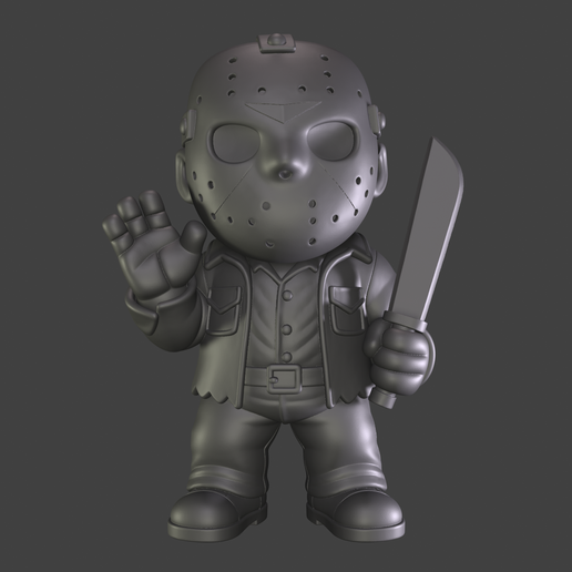 🦸 Chibi Jason STL Figure - 3D Printable Horror Model・ STL File for 3D ...
