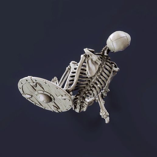 💀 Evil Skeleton Warrior・ STL File for ・Cults