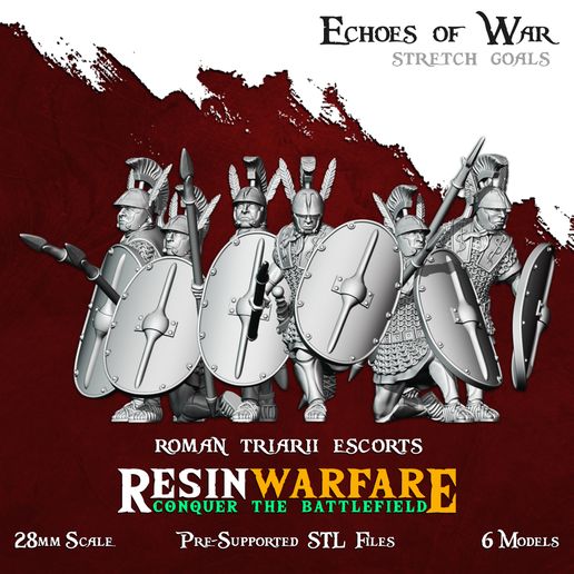 🎲 Roman Triarii Escorts - Echoes of War: Punic Wars・ 3D File for 3D ...