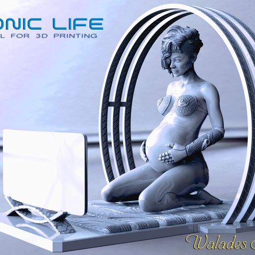 👩 Bionic Life・ 3D File for 3D printing・Cults