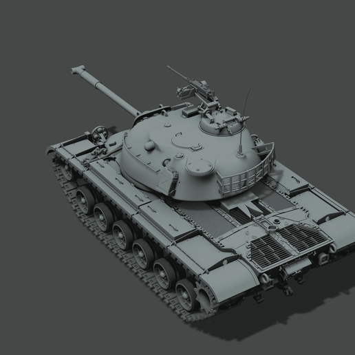 🪖 M48 Patton・ 3D File for 3D printing・Cults