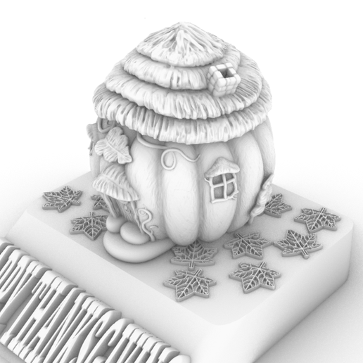 STL file Happy Thanksgiving-pumpkin 🎁 ・3D printing template to download ...