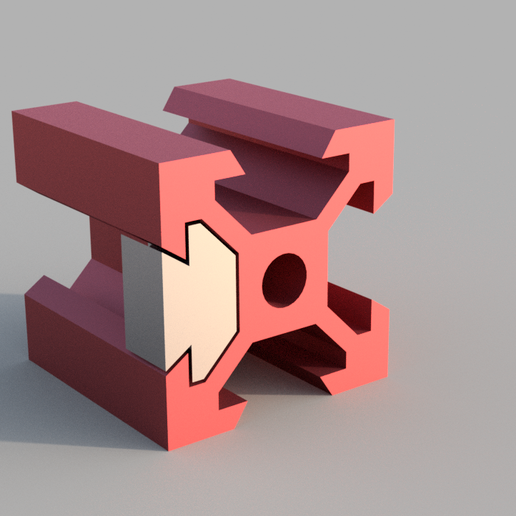 📁 Ender 3 profile and V-slot .step file・Free STL File for 3D printing・Cults