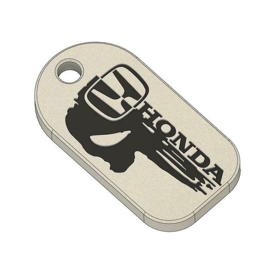 Free OBJ file БРЕЛОК ХОНДА V2・Design to download and 3D print・Cults