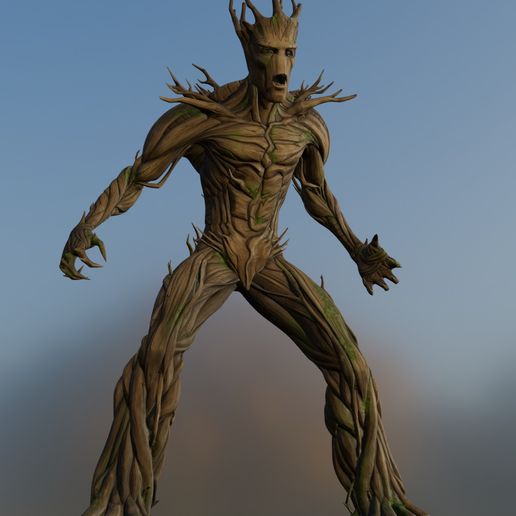 🎲 Life size Groot・ 3D File for 3D printing・Cults