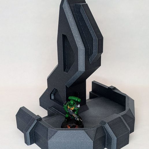 3D printed Halo Combat Evolved Installation 04 Forerunner Terrain ...