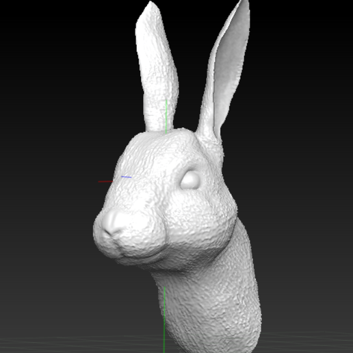 STL file Rabbit Bust 🐇 ・3D print design to download・Cults