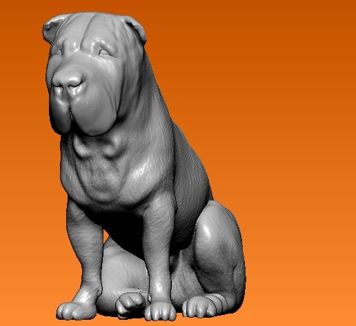 STL file Cow dog 1111993 statue - 3D print 🐄 ・3D print object to ...