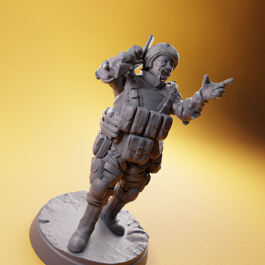 🎲 STALKERS BOARD GAME: Taras 4 Poses Pack・ STL File for 3D printing・Cults