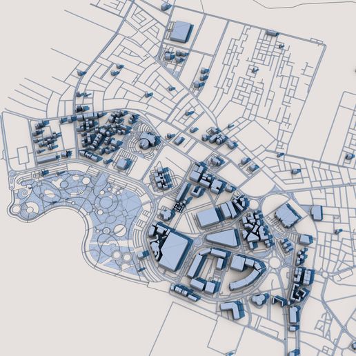 3D file Jazan City Saudi Arabia Map 🏙️ ・Design to download and 3D print ...