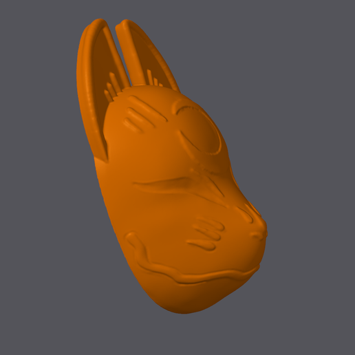 😵 Dead by Daylight Yui Kimura Kitsune Mask・ STL File for 3D printing・Cults