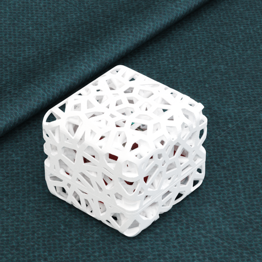 💍 Organic Ring Box・ STL File for 3D printing・Cults