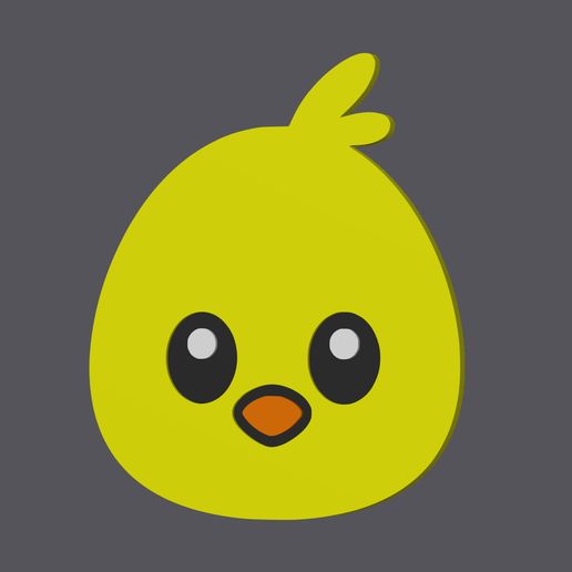 STL file Farm Animals - Chicken Head - Shaped Coaster 🚜 (3MF)・3D ...