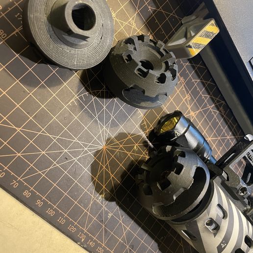 🍪 Cookie Cutter Compensator / Flash Hider / Muzzle Brake for Airsoft BB ...