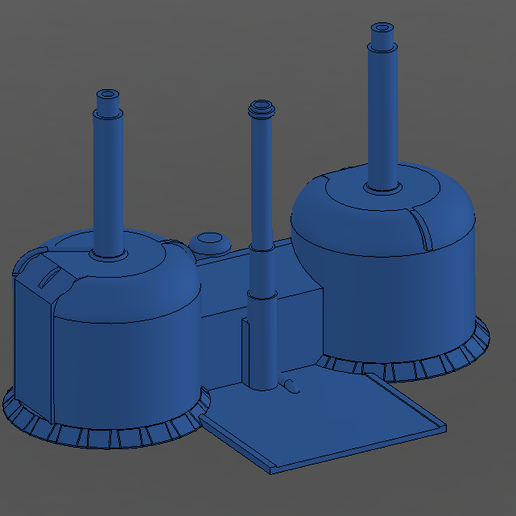 🎲 Dune 2000 refinery 40mm・ STL File for 3D printing・Cults