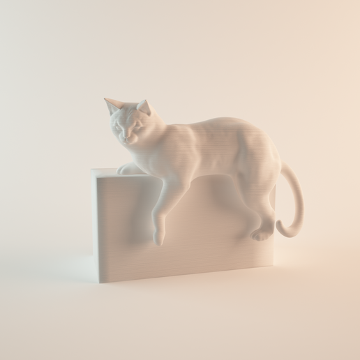 🐱 Cat・ STL File for 3D printing・Cults