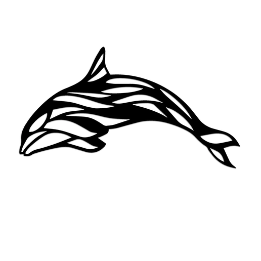 Free STL file Geometric Orca Picture Geometric Minimalist Geometric 🖼️ ...