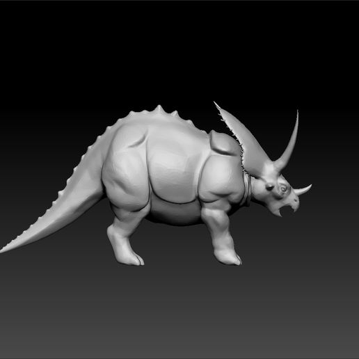 STL file Dinosaur-Triceratops Dinosaur- Tricera Dinosaur for 3d print 🦖 ...