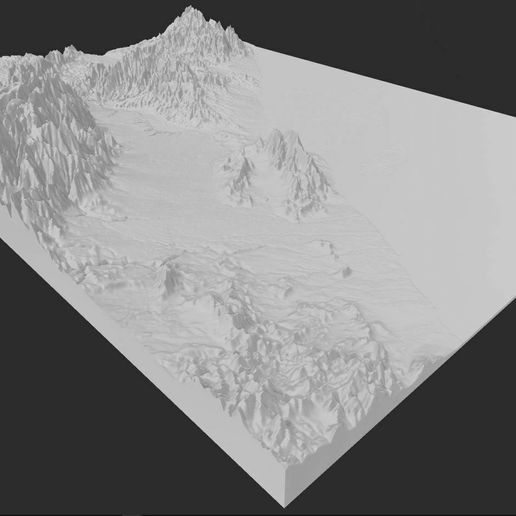 STL file Topographic map of the Ebro Delta 🗺️ ・Template to download and ...