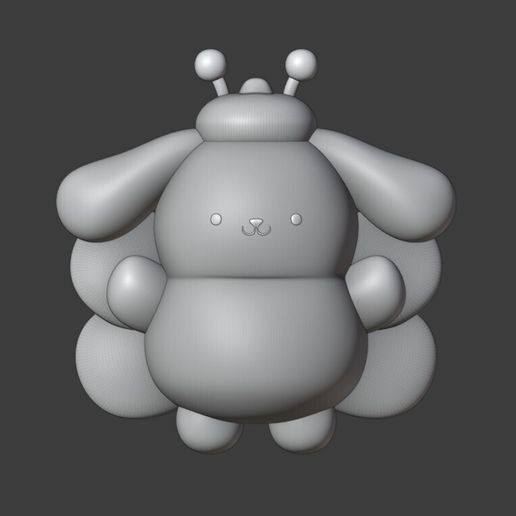 STL file Pompompurin sanrio bee 🐝 ・Template to download and 3D print・Cults