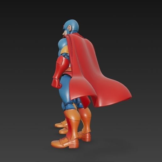 🦸 Retro Superhero Figures – 3D Printable Nostalgic Model Set・ STL File ...