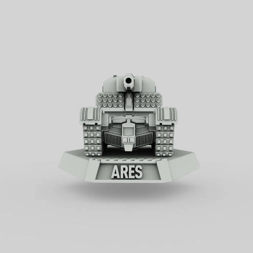 🪖 Battletechnology Ares Clan Tank - Plasma・ 3D File for 3D printing・Cults