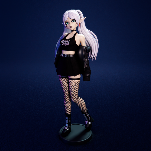 👧 Goth Frieren・ 3D File for 3D printing・Cults