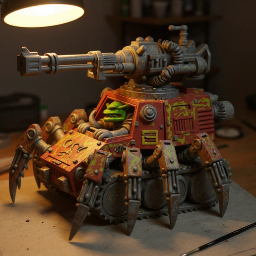 🪖 Ironclaw Siege Tank – Orc Mech War Machine・Free STL File for 3D ...