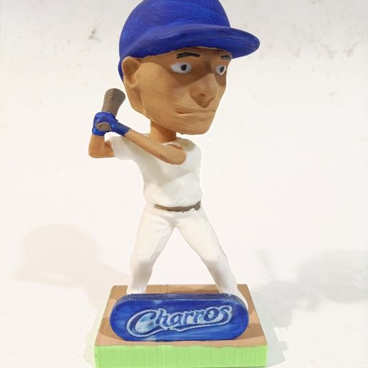 ⚾ Baseball player bobble head toy・Free STL File for 3D printing・Cults
