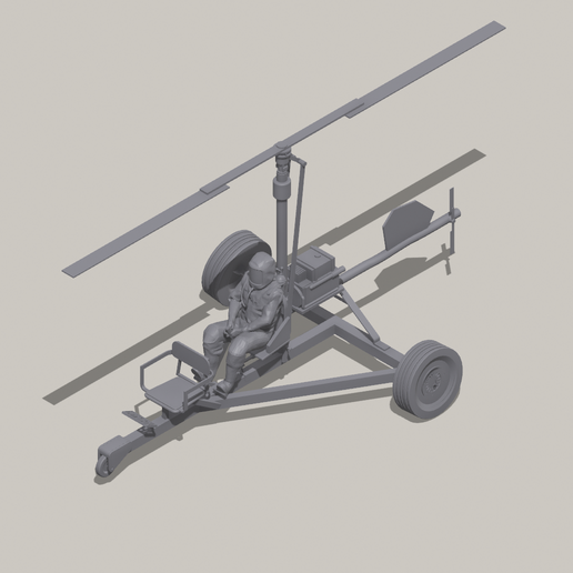 🦸 Rust minicopter + hazzy・ OBJ File for 3D printing・Cults