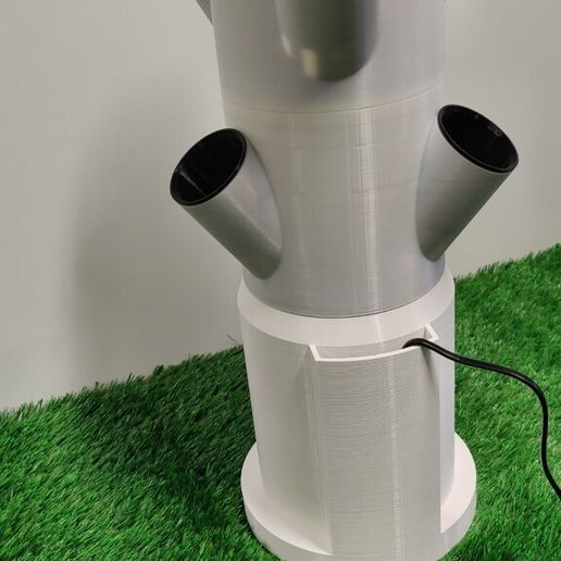 🚜 Hydroponic Vertical Farming Tower・ STL File for ・Cults