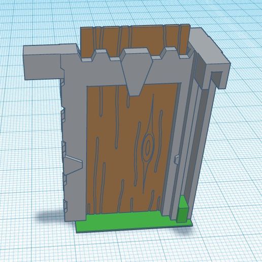 🚪 Dungeon Walls and Doors・ STL File for 3D printing・Cults