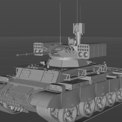🪖 Chinese QN506 tank support vehicle 3D model material・ OBJ File for 3D ...