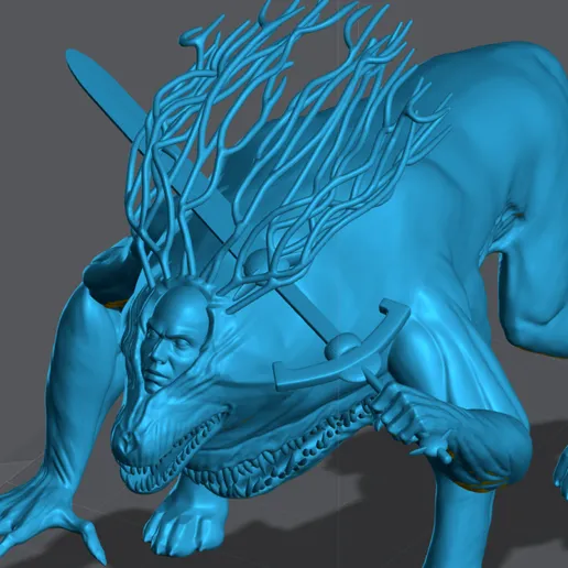 STL file Count Geonor The Putrid Wolf • Path of Exile 2 🐺 ・3D print object to download・Cults