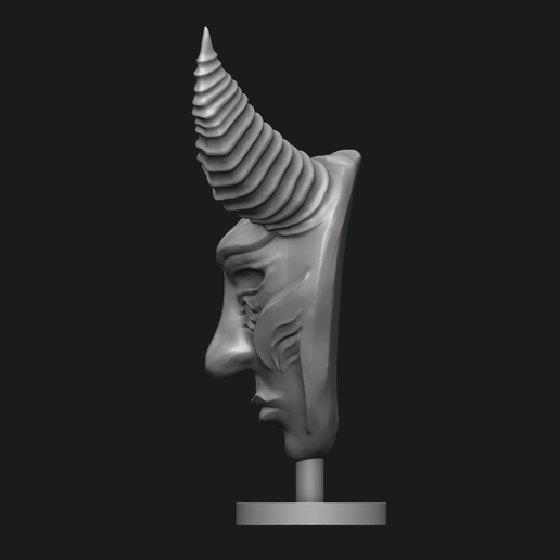 🦸 WH Solotaire Eldar Harlequin Mask 3D STL Printing!・ STL File for 3D ...