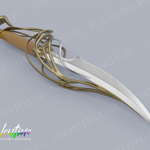 3D file Gleamdance Dagger - Baldur's Gate 3 🗡️ ・3D print design to ...