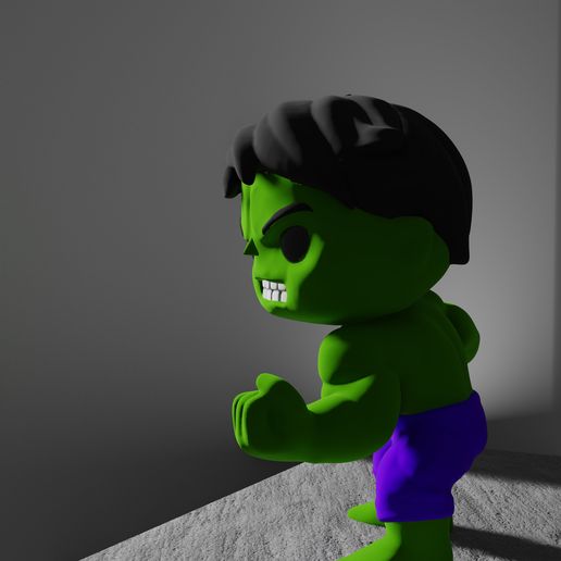 STL file Funko Classic Hulk 🦸 ・3D printing idea to download・Cults