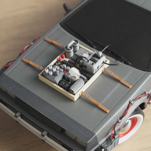 📦 Hood box for DeLorean RC BTTF・ STL File for 3D printing・Cults